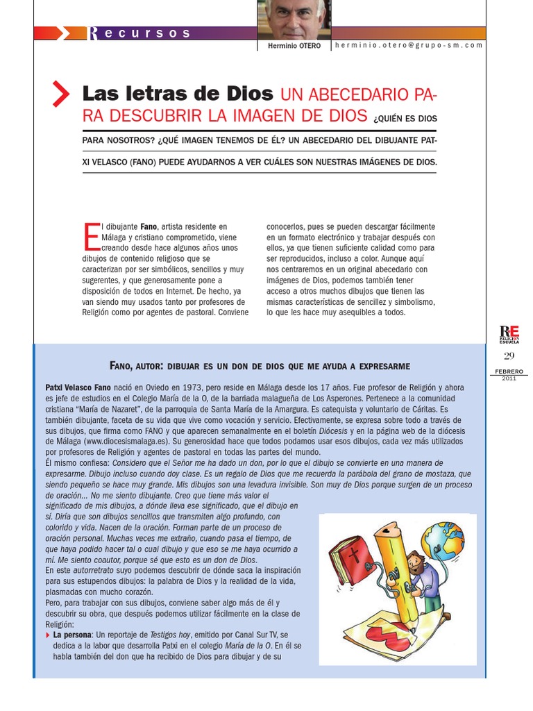 Abecedario de Dios por Fano | PDF | Imagen | Dibujo