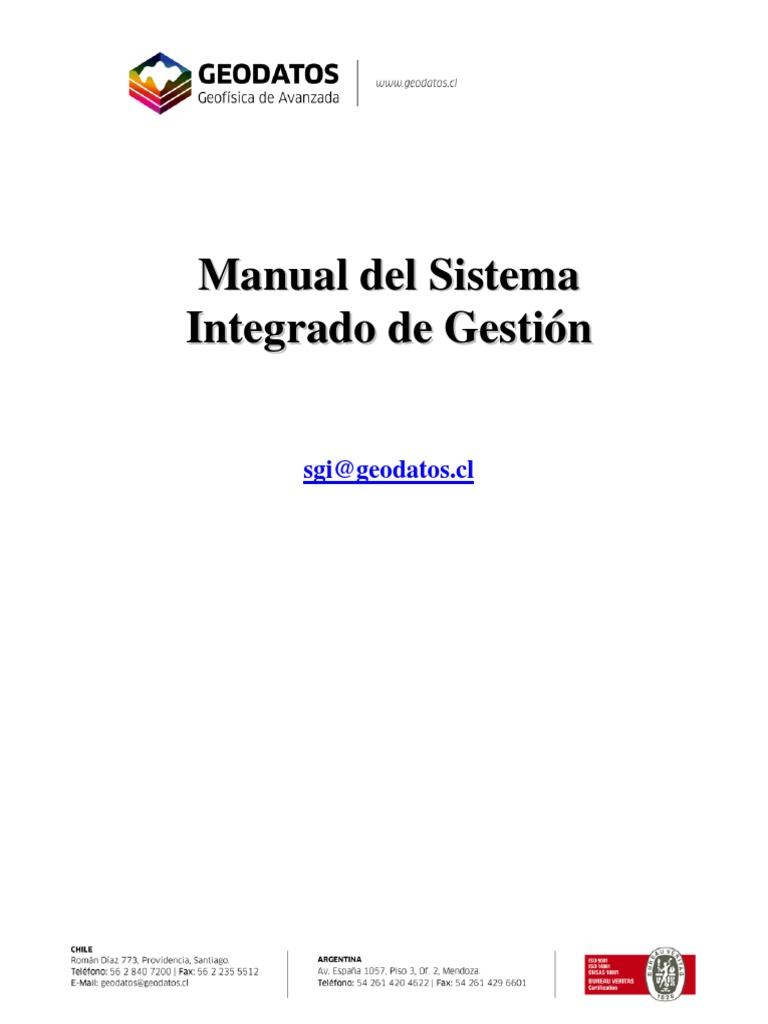 Geodatos Iso | PDF | Seguridad y salud ocupacional | Sistema de información geográfica