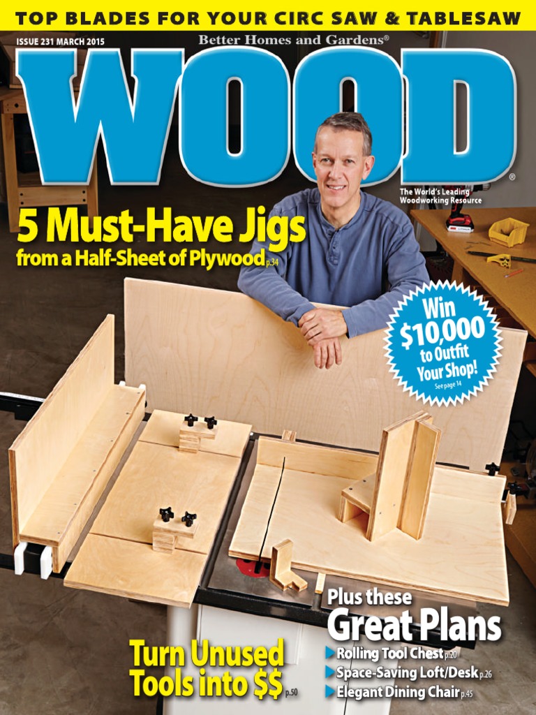 WOOD Magazine February March 2015 | PDF | Plywood | Wood