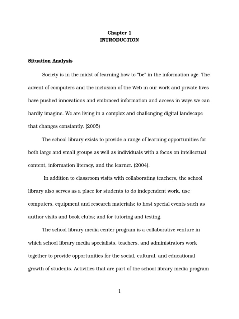 Proposal Content | PDF | School Library | Digital Library