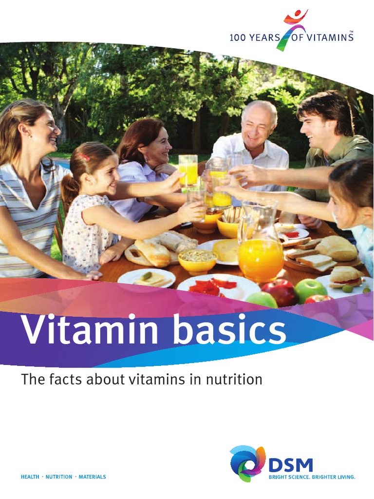 Vitamin Basics The Facts About Vitamins in Nutrition | PDF | Vitamin A ...
