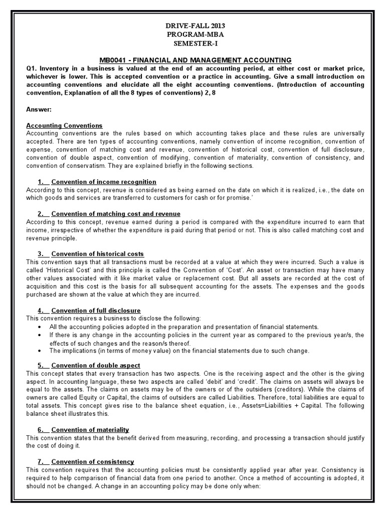 MB0041 Financial and Management Accounting | PDF | Debits And Credits | Balance Sheet