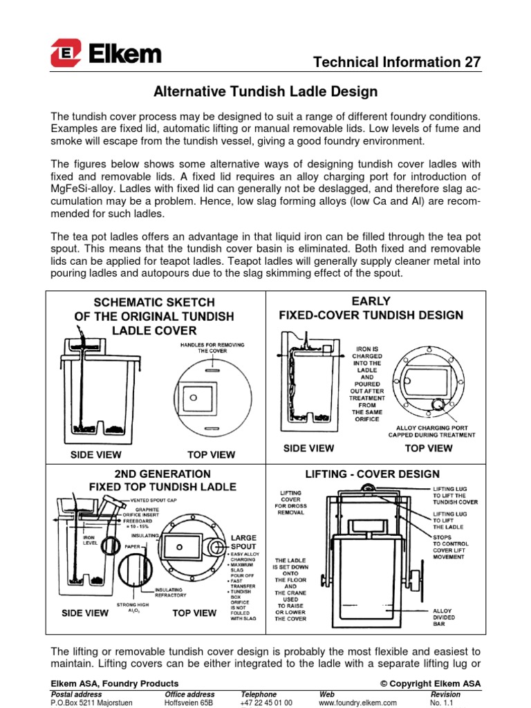Alternative Tundish Ladle Design | PDF | Computers