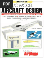 Designing Model Aircraft | PDF | Aileron | Aerospace