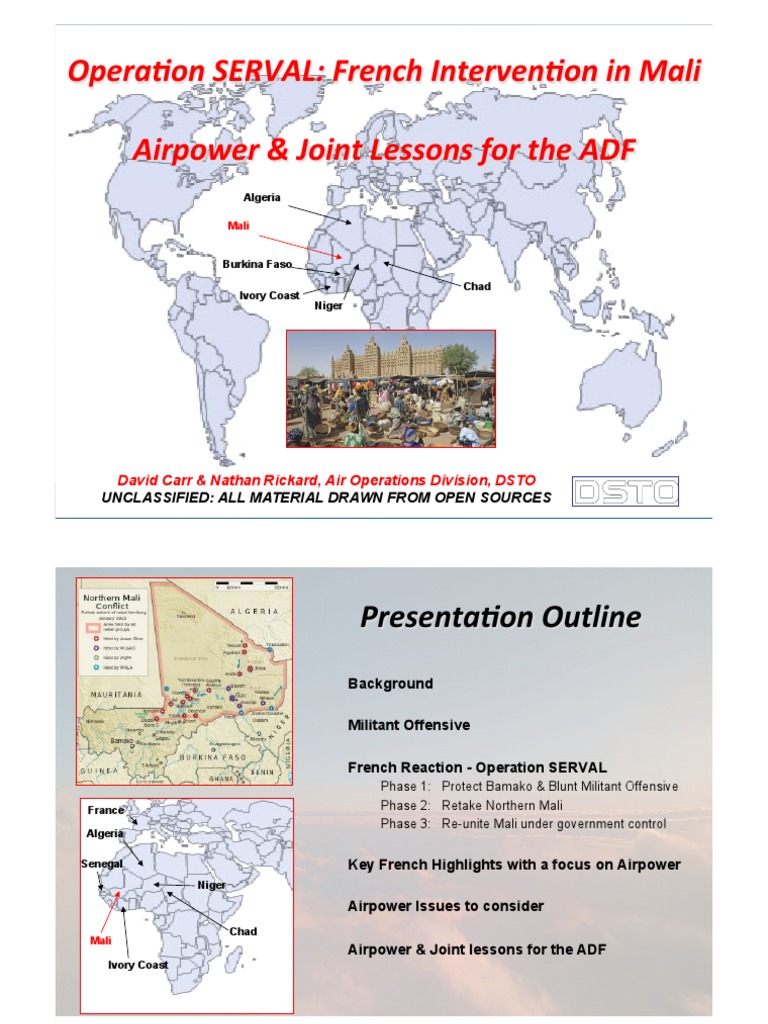 Operation Serval - French Intervention in Mali PDF | PDF | Military ...