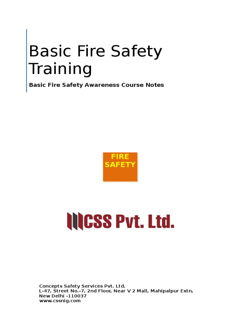 Basic Fire Safety Handouts | Fires | Combustion | Free 30-day Trial ...