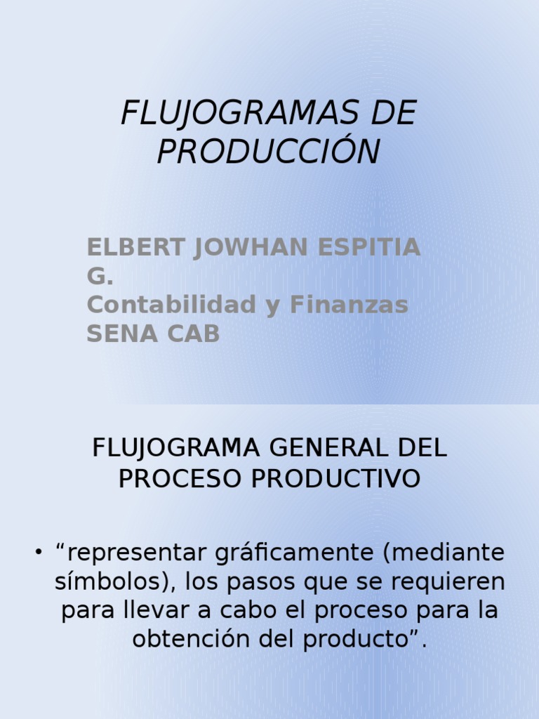 Flujogramas de Producción | PDF
