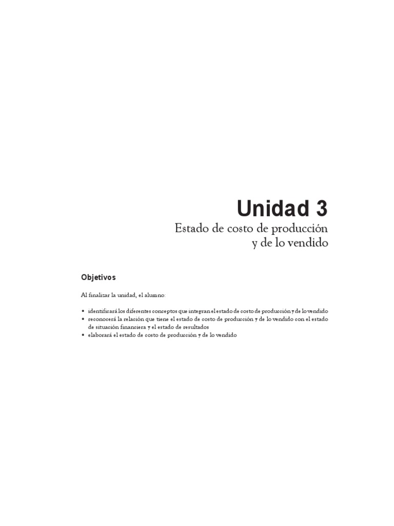 ContadeCostos - 6aed U03 | PDF | Costo | Inventario