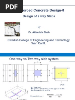 One Way Simply-Supported and Continuous Solid Slab | PDF | Bending ...