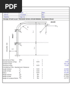 Sample Design Calculation - Vessel Supported On Lugs | PDF | Bending ...