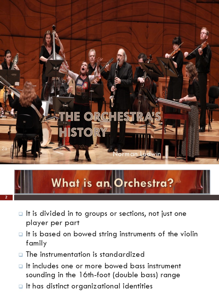 2a-The Orchestra's History | PDF | Orchestras | Symphony