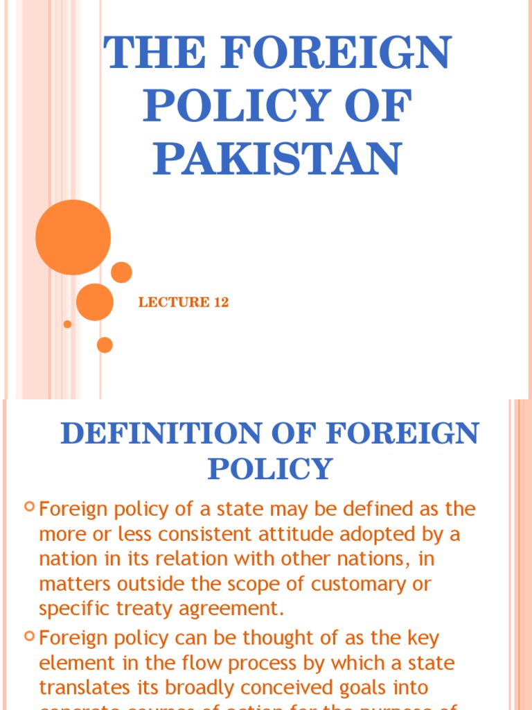 Pakistan's Foreign Policy (1947-1953) | PDF | Non Aligned Movement ...