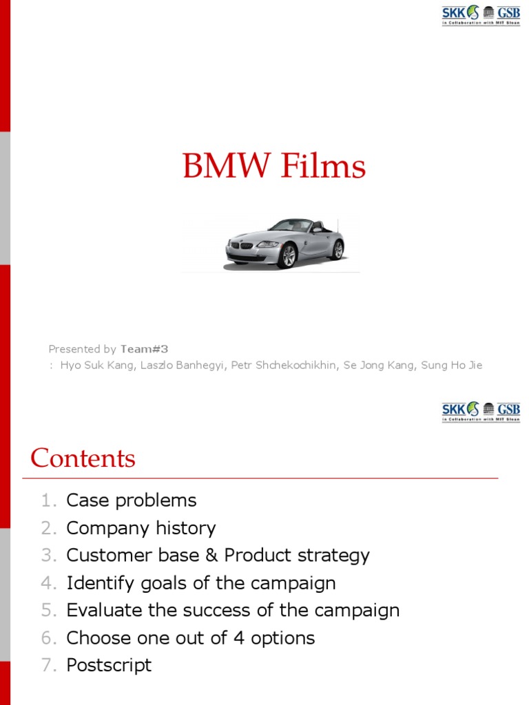 BMW Case Study Solution | PDF | Luxury Vehicles | Brand