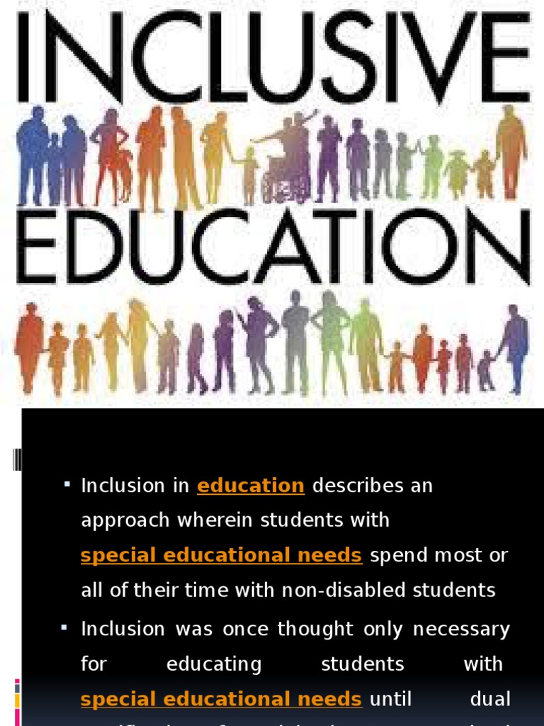Presentation On Inclusive Education | PDF | Inclusion (Education ...