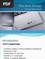 Acer Inc.: A Brief History | PDF