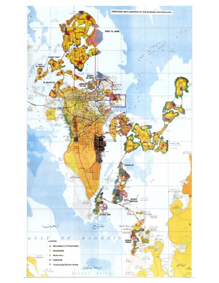 Bahrain New Map | PDF
