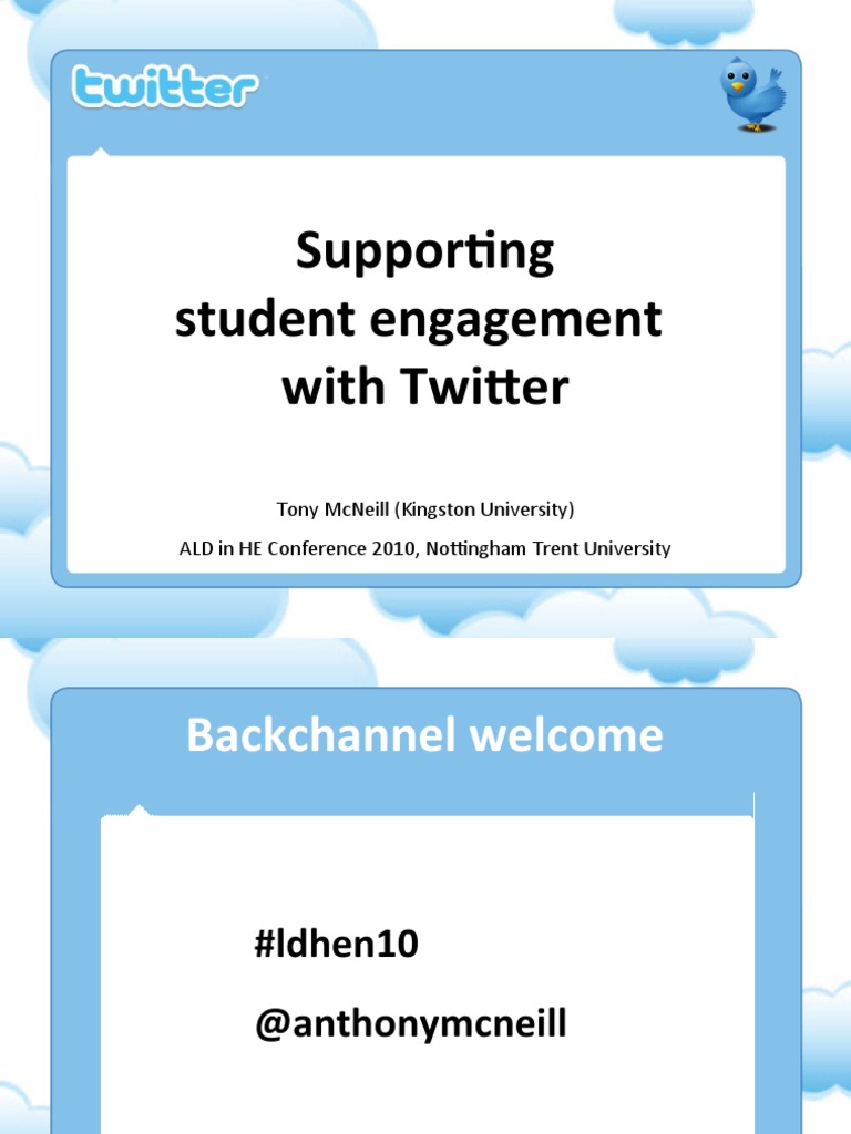 Supporting Student Engagement With Twitter | PDF | Popular Culture ...