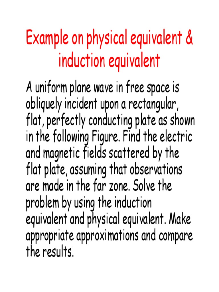 Example Po II Equiv | PDF | Electromagnetic Induction | Trigonometric ...