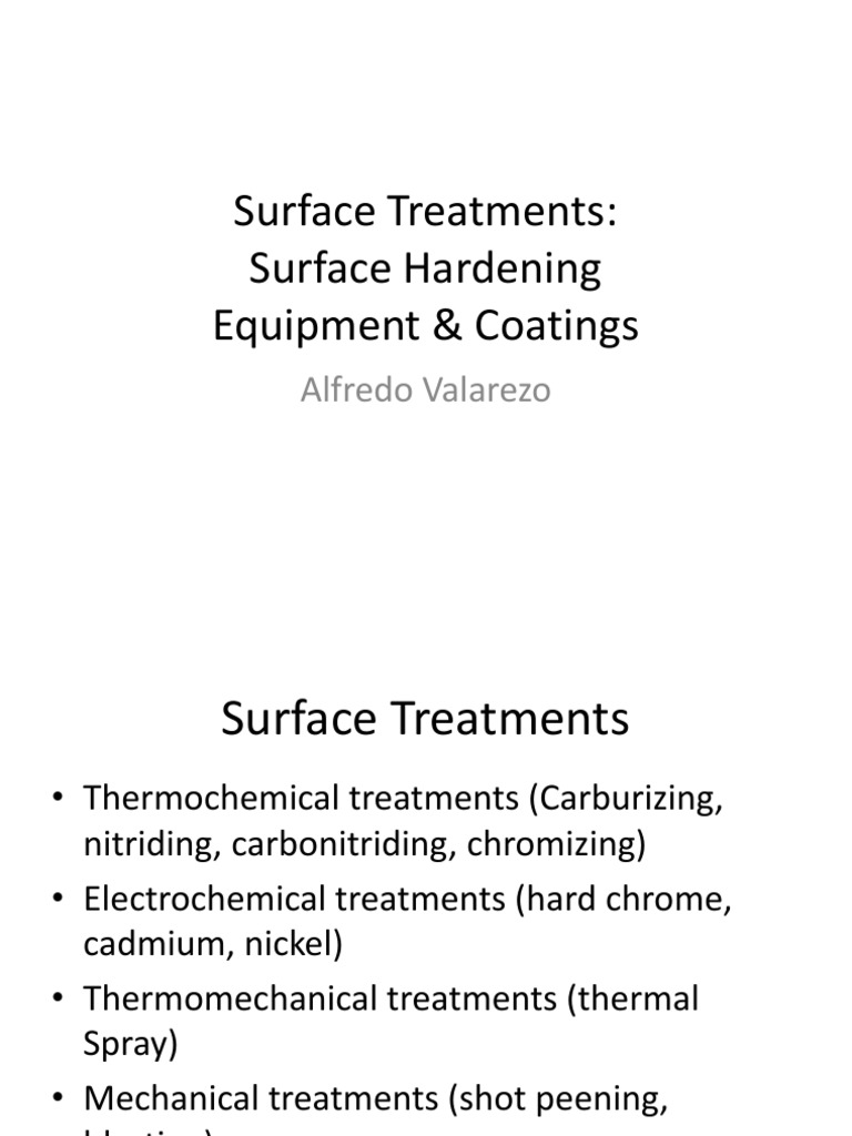 Información Referencial Tratamiento Superficial | PDF | Procedural Knowledge | Chemical Substances