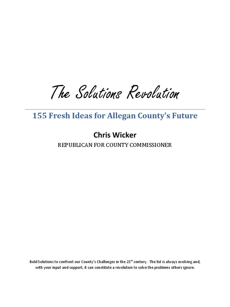 The Solutions Revolution | PDF | Privatization | Social Networking Service