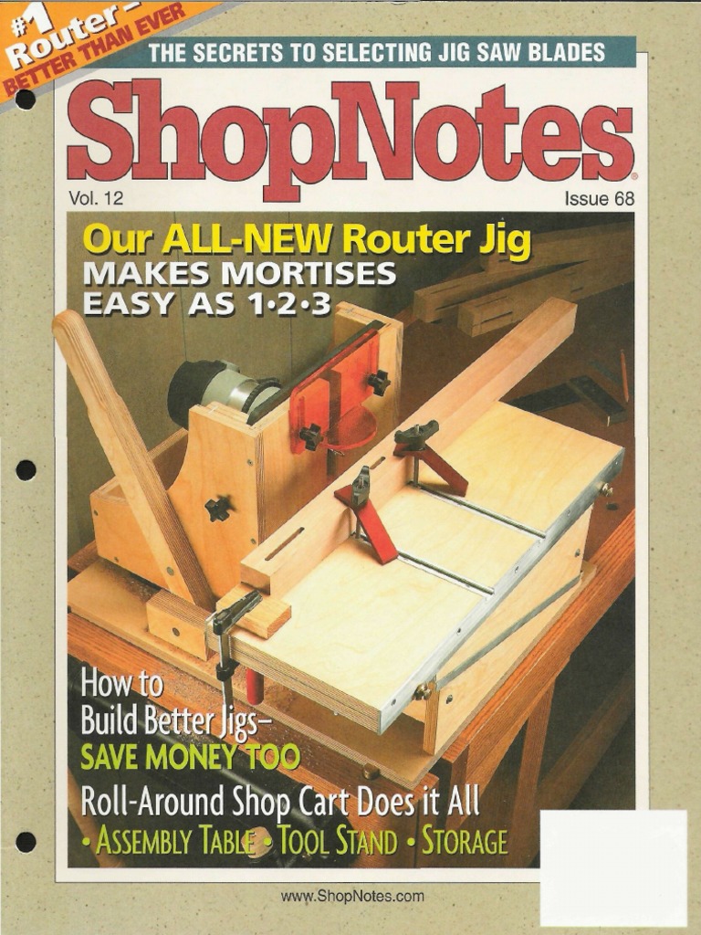 ShopNotes #68 - Our All-New Router Jig | PDF