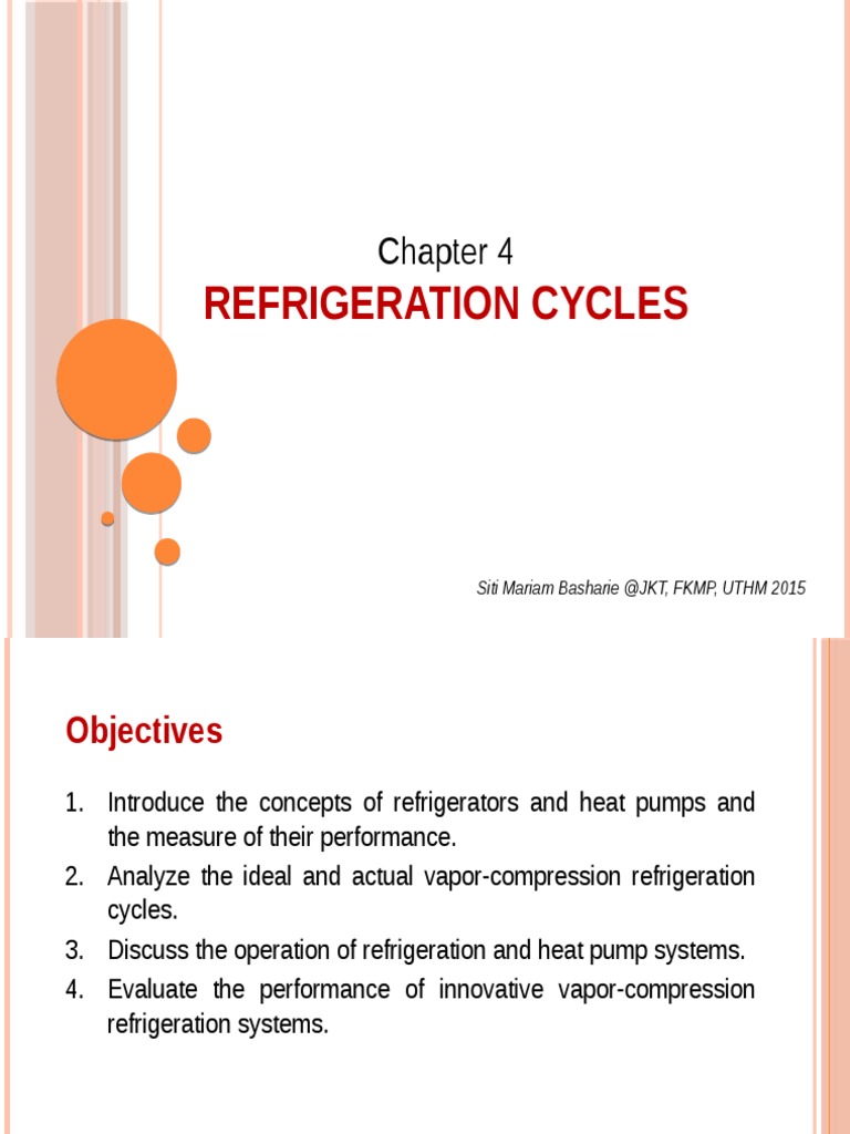 Understanding Refrigeration Cycles | PDF | Gas Compressor | Refrigeration