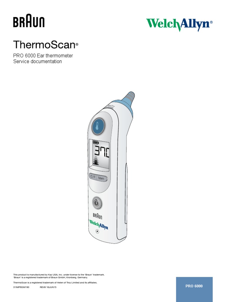 PRO6000 ServiceManual | PDF | Thermometer | Calibration