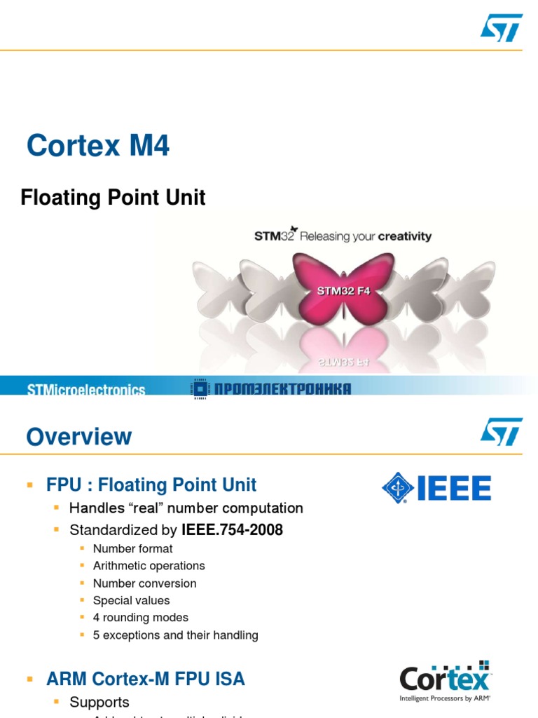 CortexM4 FPU | PDF | Applied Mathematics | Electrical Engineering