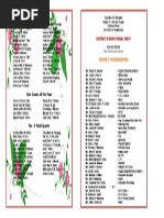 Brigada Eskwela Sample Program | PDF