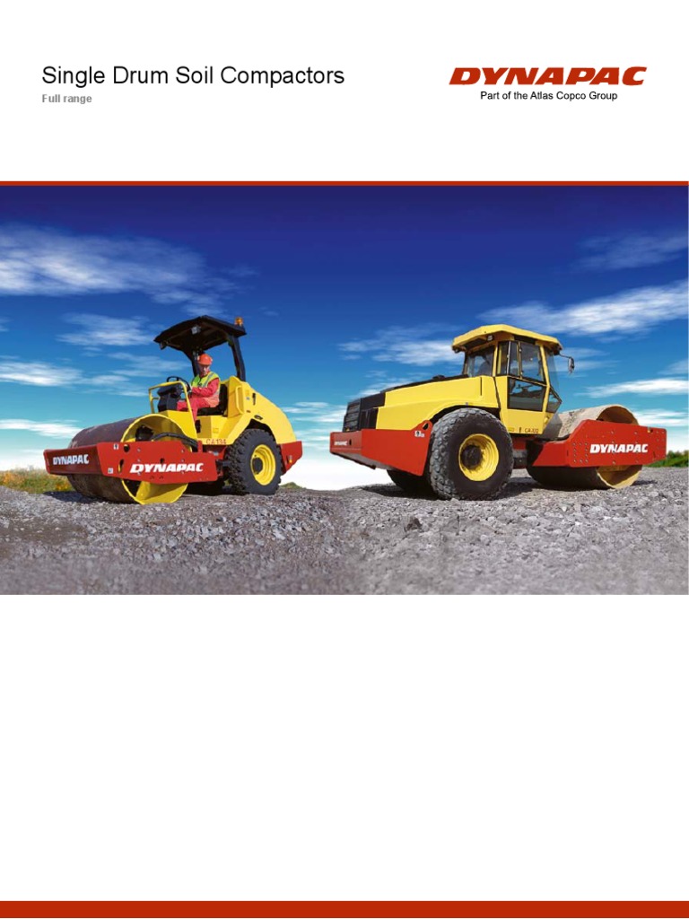 Single Drum Soil Compactors: Full Range | PDF | Truck | Hvac