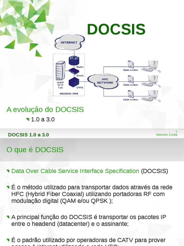 DOCSIS Evolution | PDF | Modem | I Pv6