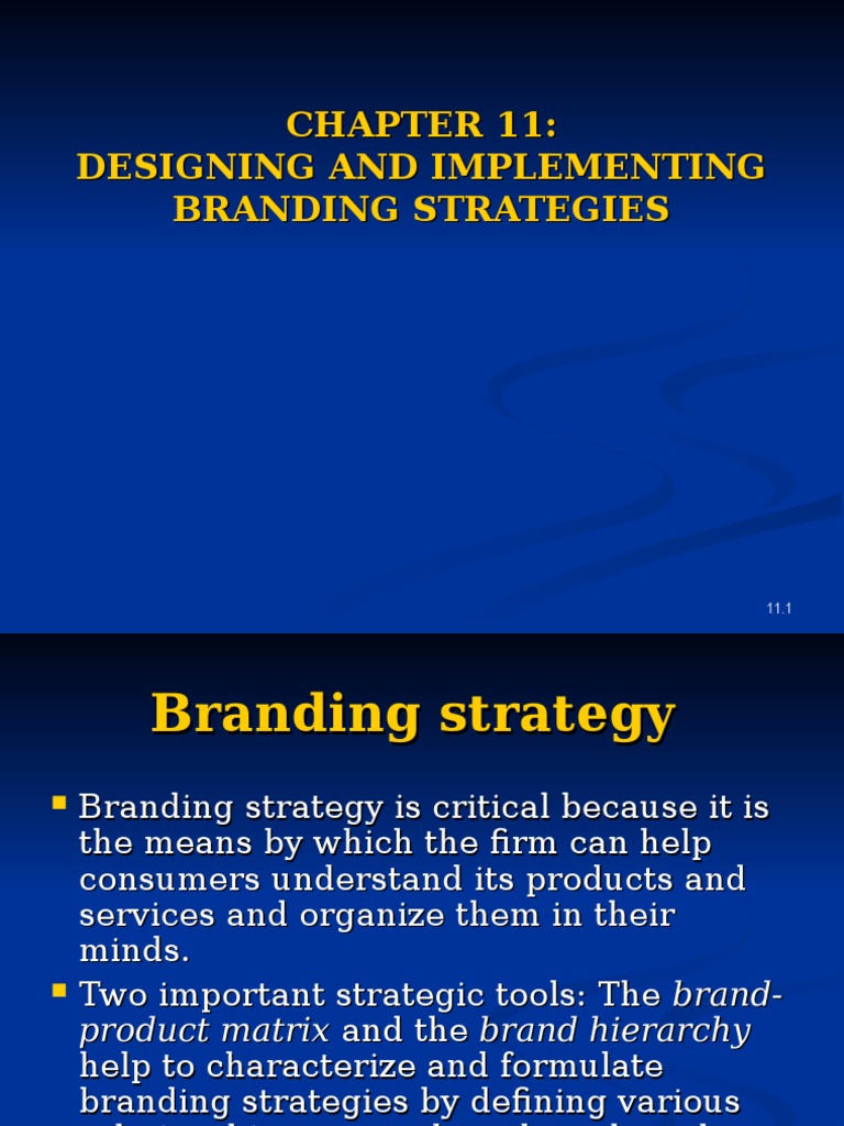 Designing and Implementing Branding Strategies | PDF | Toyota | Brand