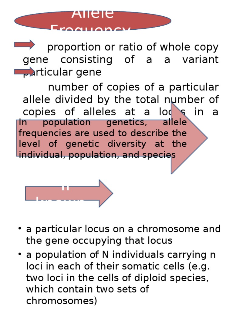 Allele Frequency in Populations | PDF