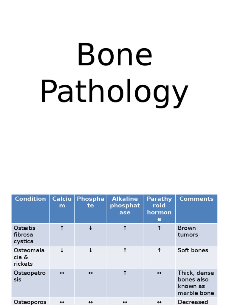 Bone Pathology: An Overview of Common Bone Diseases and Disorders | PDF ...