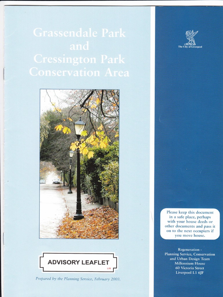 Conservation Area Advisory Leaflet | PDF | Nature | Business