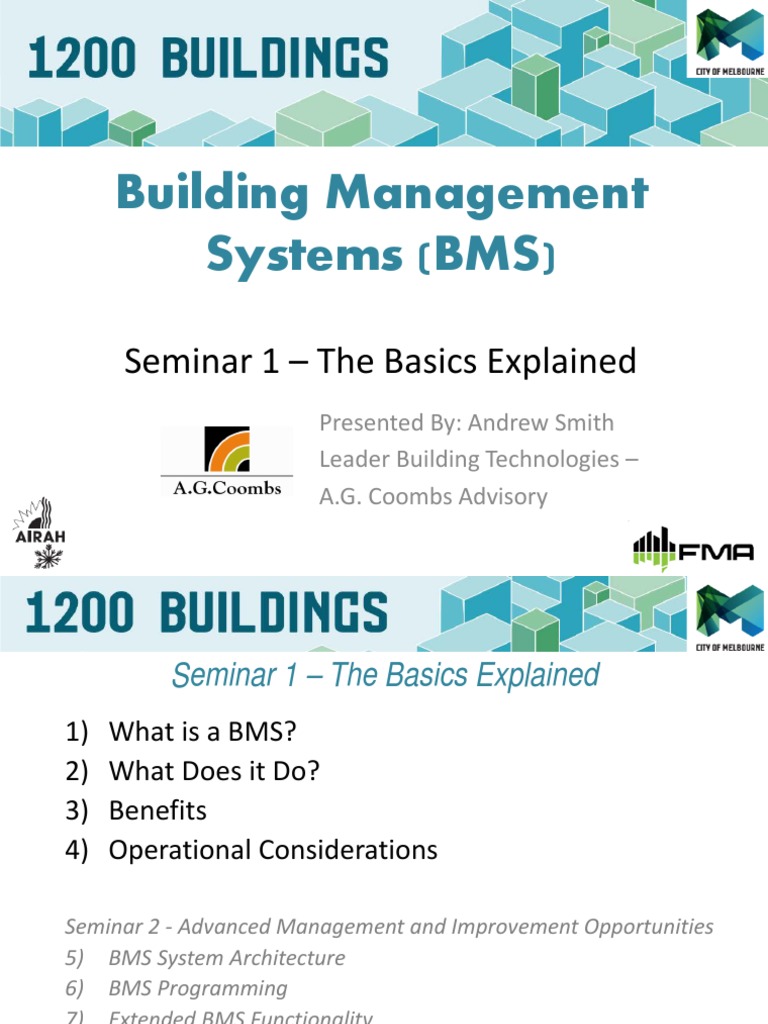 1200 Buildings Program BMS Seminar 1 | PDF | Hvac | Program Optimization