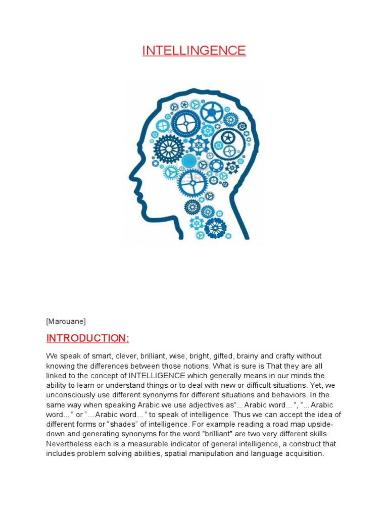 Intelligence Howard Gardner | PDF | Intelligence | Cognition
