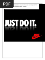 Nike Imc (Project On Nike Integrated Marketing Communication) | PDF ...