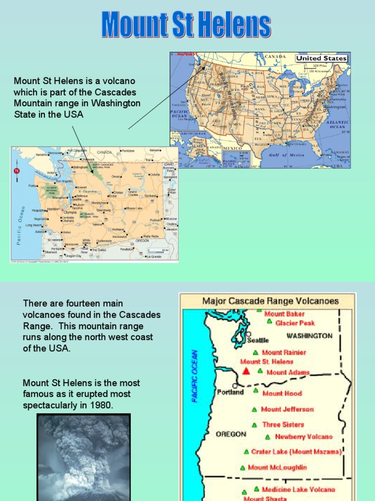 Mount ST Helens New | PDF | Plate Tectonics | Volcano