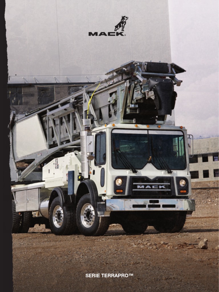 Especificaciones Camión Mack TerraPro | PDF | Eje | Suspensión (Vehículo)