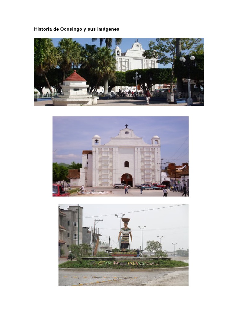 Historia de Ocosingo y Sus Imágenes | PDF | Agricultura | Escuelas