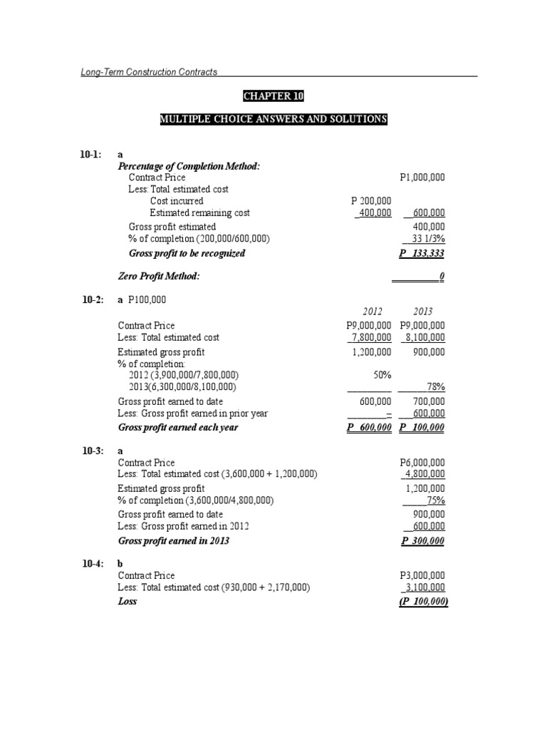 Chapter 10 Advance Accounting Solman | PDF