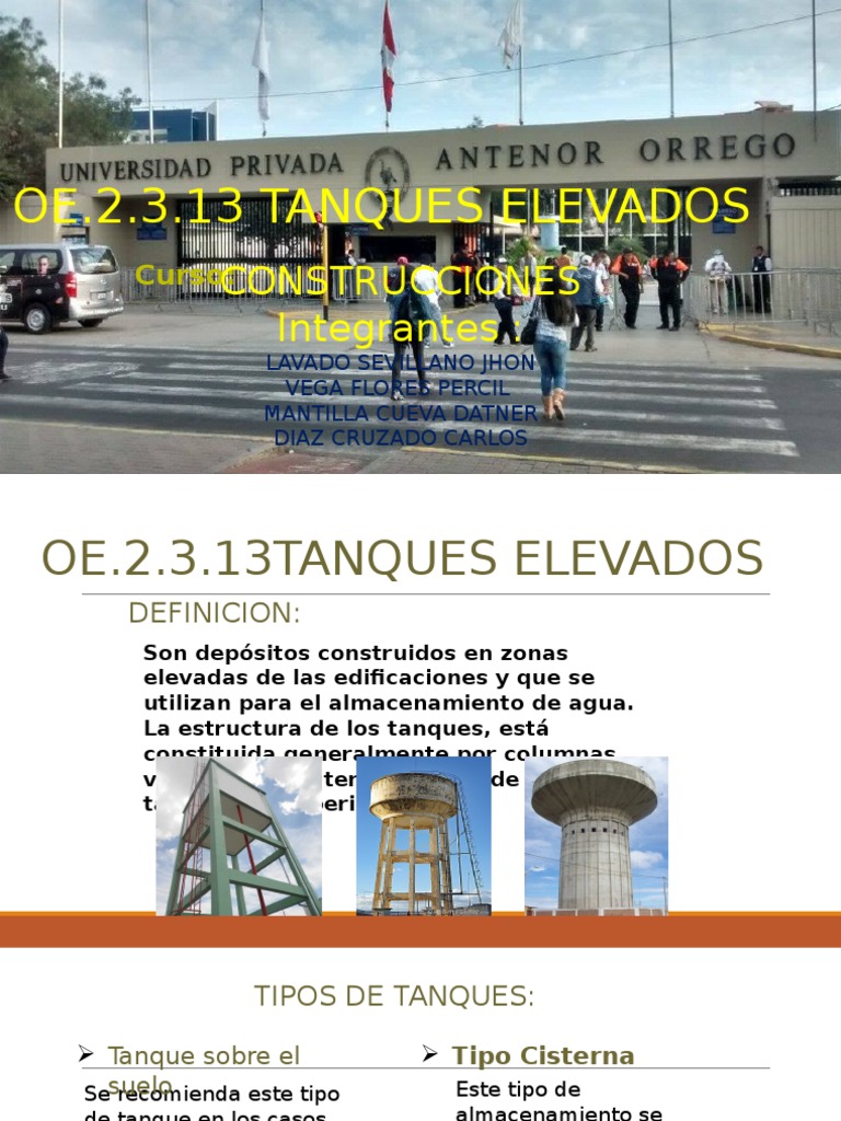 tanques elevados | Hormigón | Tanques