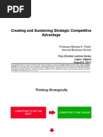 Michael Porter Competitive Strategy | PDF