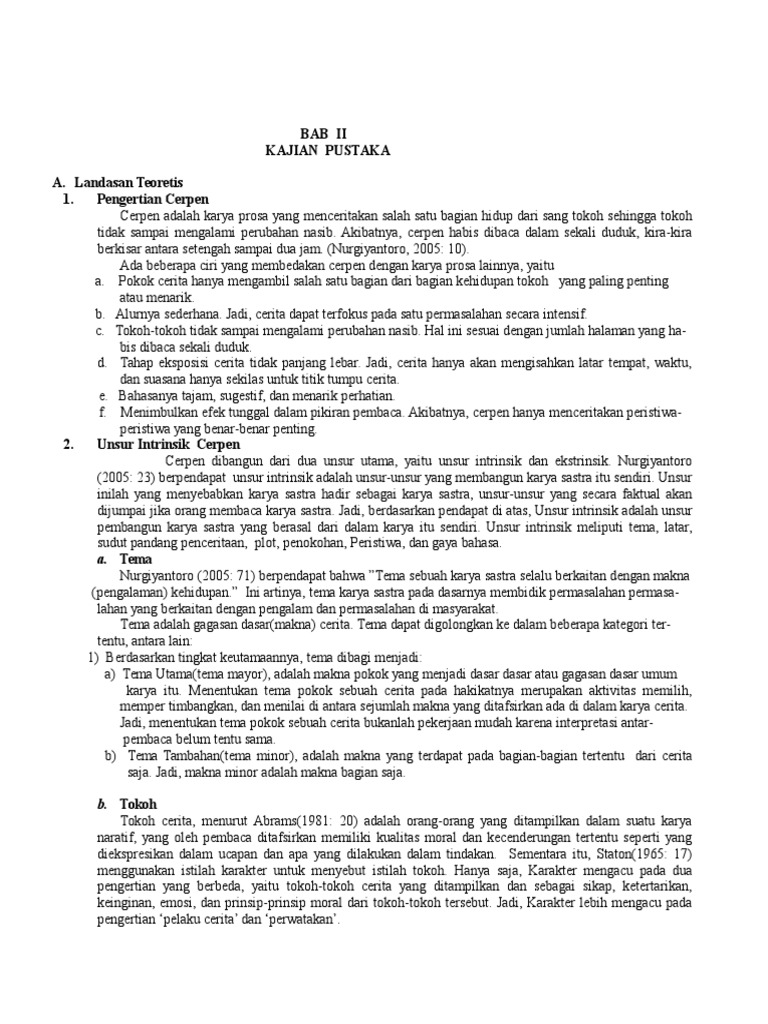 Contoh Bab 2 Penelitian | PDF