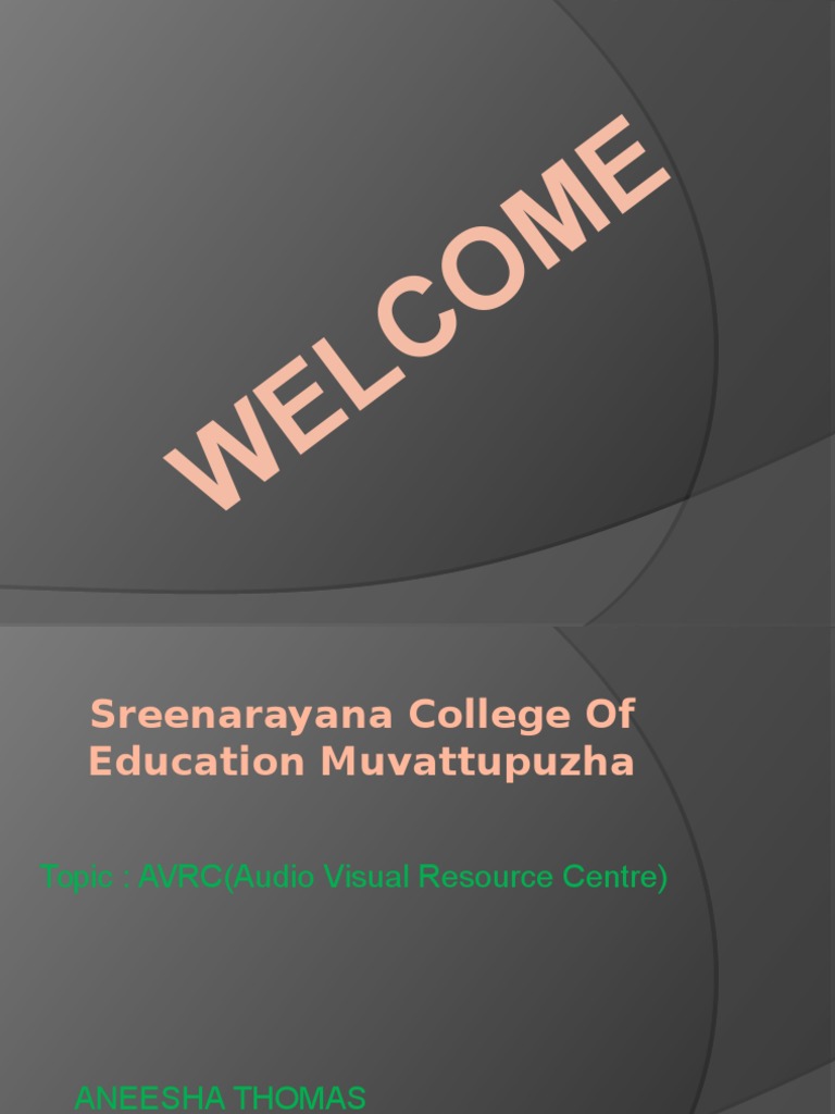 AVRC | PDF | Educational Technology | Multimedia