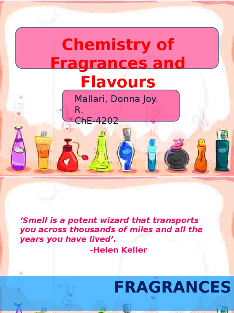 Chemistry of Fragrances and Flavours | PDF | Flavor | Perfume