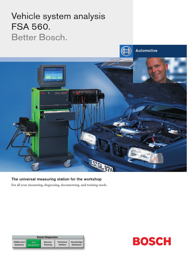 Vehicle system analysis with Bosch test equipment | PDF | Fuel ...