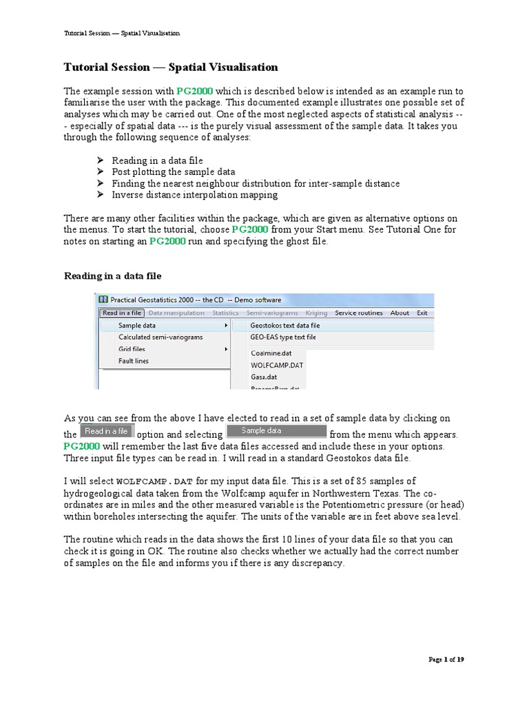 Tutorial Spatial | PDF | Contour Line | Computer File