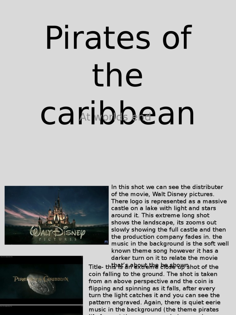 Pirates of The Carrabean at Worlds End Film Reading | PDF | Leisure